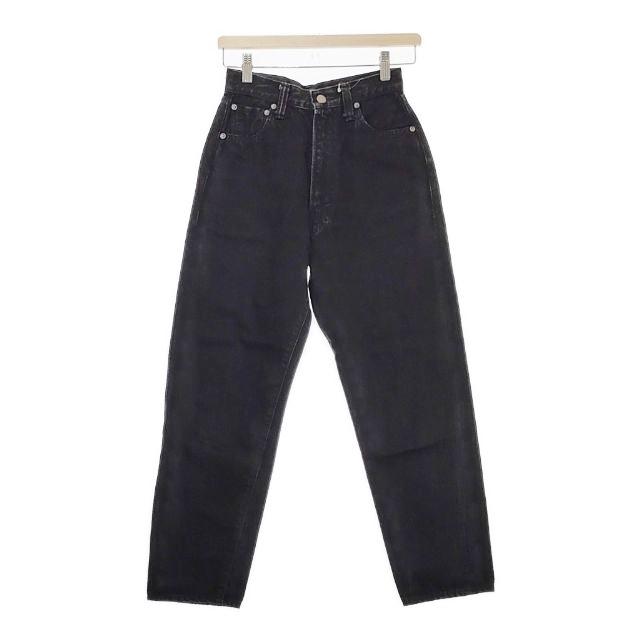 LENO ハイウエスト テーパード ブラックデニム L2001-J006WB サイズ01 定価22000円 デニムパンツ ブラック リノ 4 ...