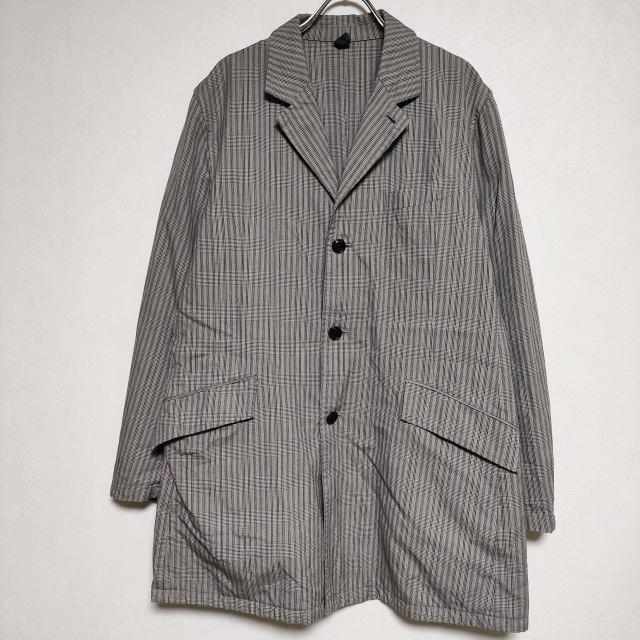 ts(s) チェック コットン オーバーサイズ ジャケット グレー ティーエスエス 4-0902M 243788 : ブランド古着の専門店 ...