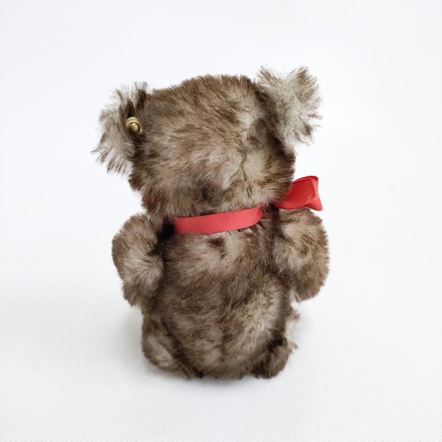 Steiff ヴィンテージ アンティーク Teddy テディベア ぬいぐるみ ブラウン ホワイト シュタイフ 5-0214G 246995 ...