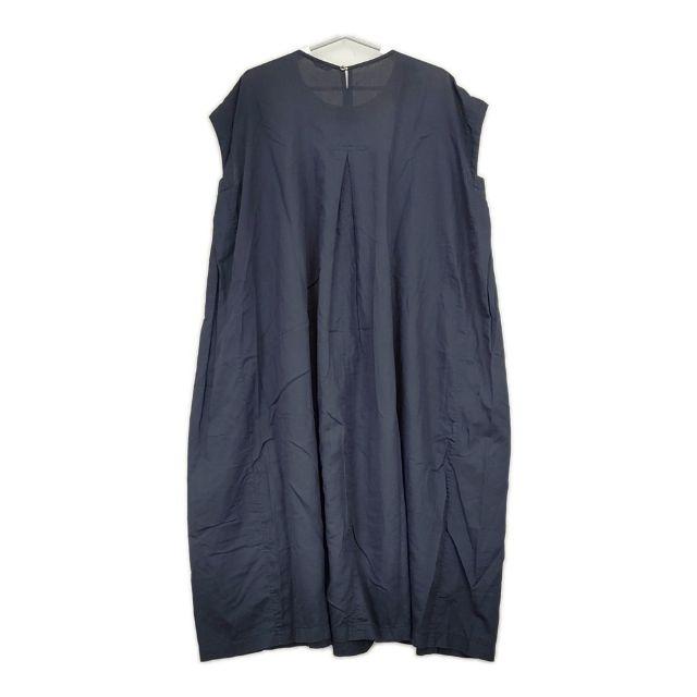 ARTS & SCIENCE ARTS&SCIENCE 081-L51K-169 コットンラミーピンタック ノースリーブ ワンピース ネイビー ...