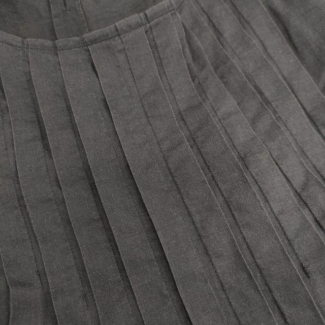 ARTS & SCIENCE ARTS&SCIENCE 081-L51K-169 コットンラミーピンタック ノースリーブ ワンピース ネイビー ...