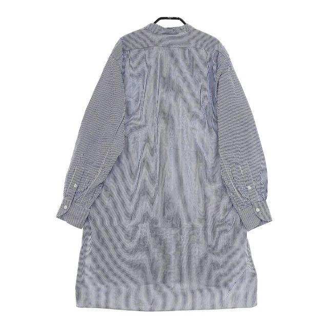 45R 45R/45rpm 180番三子の908グーグーシャツ 定価52800円 ワンピース ブルー ホワイト フォーティーファイブアールピーエム 5-0126M 247312 : ブランド ...