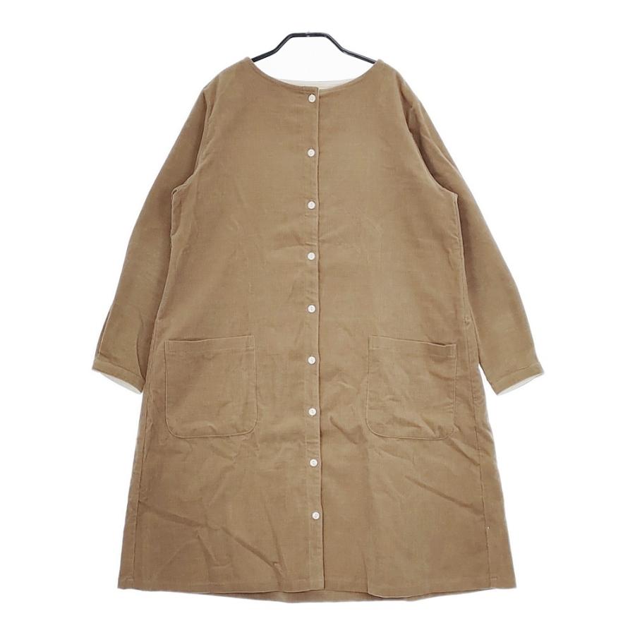 HUIS U203-455-45BGE 遠州織物シャトルコーデュロイワンピース コットン ワンピース ベージュ ハウス 5-0123T 255348 : ブランド古着の専門店 ジージー ...
