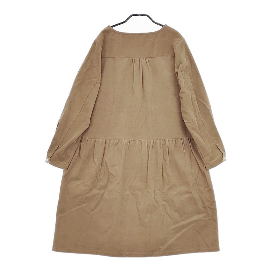 HUIS U203-455-45BGE 遠州織物シャトルコーデュロイワンピース コットン ワンピース ベージュ ハウス 5-0123T 255348 : 255348 : ブランド古着の専門店 ...