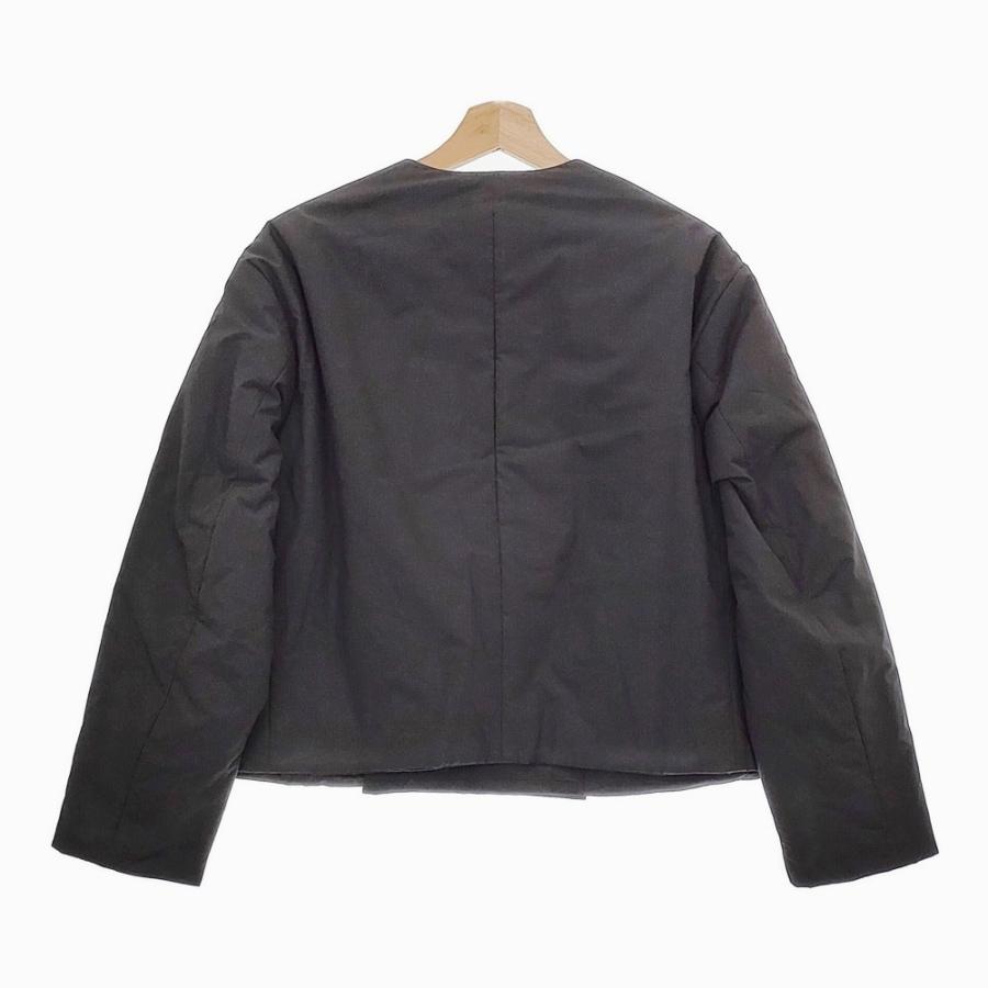 R&D.M.Co- PUFF JACKET パフジャケット 定価55000円 中綿 ノーカラー