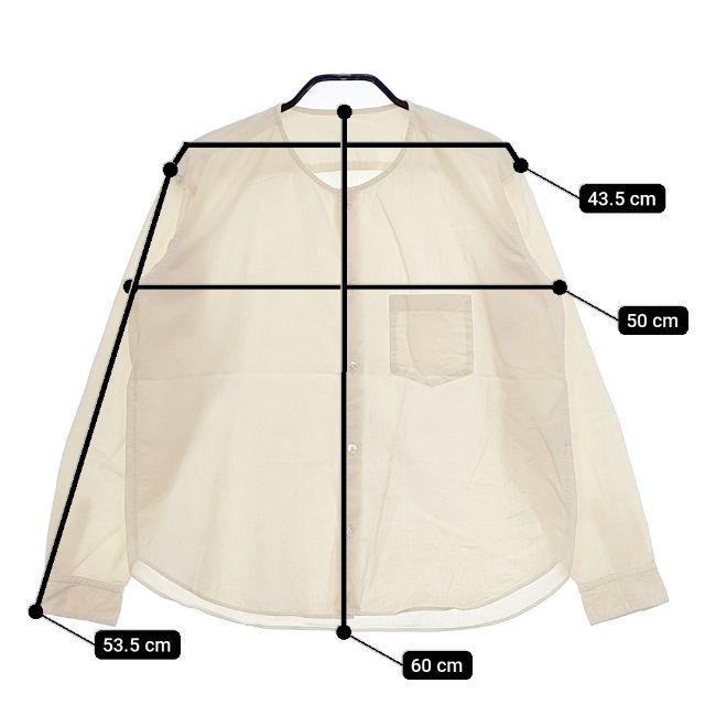 ゴーシュ G234-B029 コットンリネンポプリン ブラウス シャツ 23SS