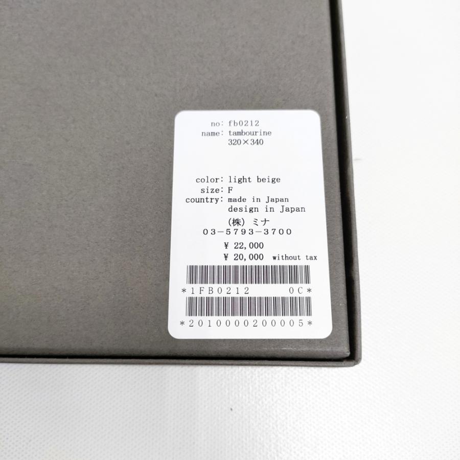 mina perhonen 未使用 tambourine 320×340 定価22000円 ファブリックボード インテリア 23SS L ...
