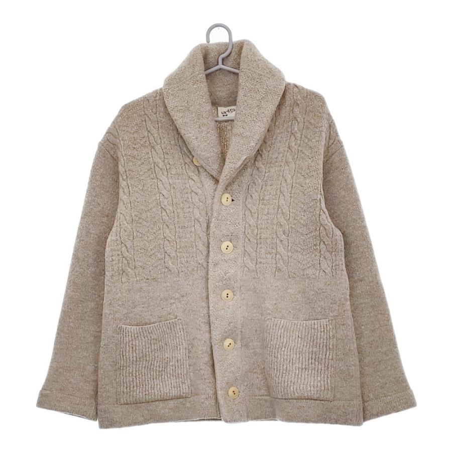 45R 45R/45rpm コットンシェットランドの908ショールカラー カーディガン 23AW ベージュ フォーティーファイブアールピーエム5-0213T 258022 : ブランド古着の ...