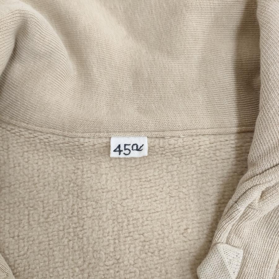 45R 45R/45rpm 裏毛の908レガッタセイルプル 定価31900円 スウェット ベージュ フォーティーファイブアールピーエム 5-0315M 259491 : ブランド古着の専門店 ...