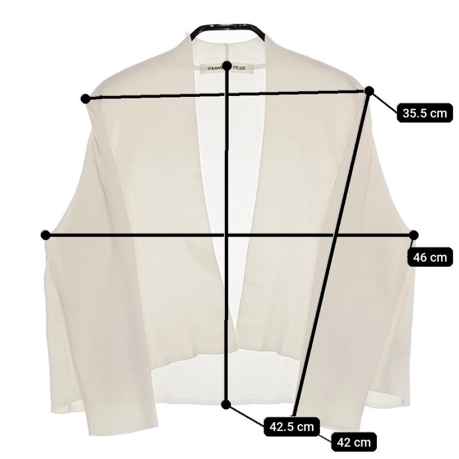 STRAWBERRY-FIELDS UVカーディガン 定価12100円 41-17216 カーディガン 24SS ホワイト ストロベリーフィールズ 5-0401M 260082 : ブランド ...