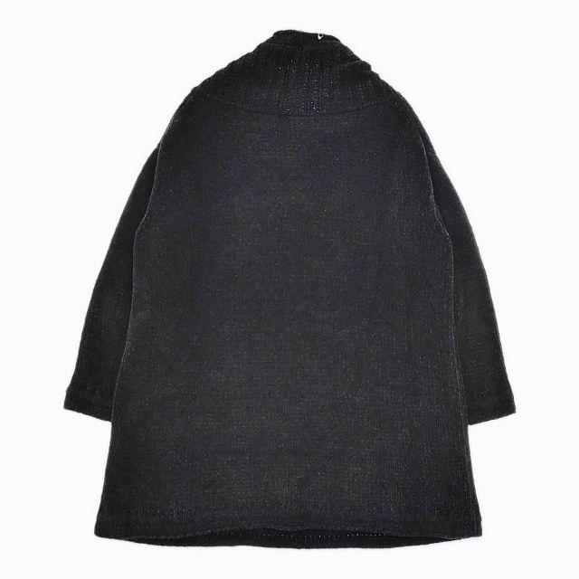 evam eva（エヴァムエヴァ） evam eva E153K113 chenille yarn タートルネック セーター ニット ブラック ...
