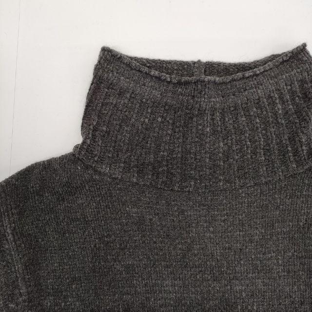 evam eva E153K113 chenille yarn タートルネック セーター ニット ブラック エヴァムエヴァ 5-0818T ...