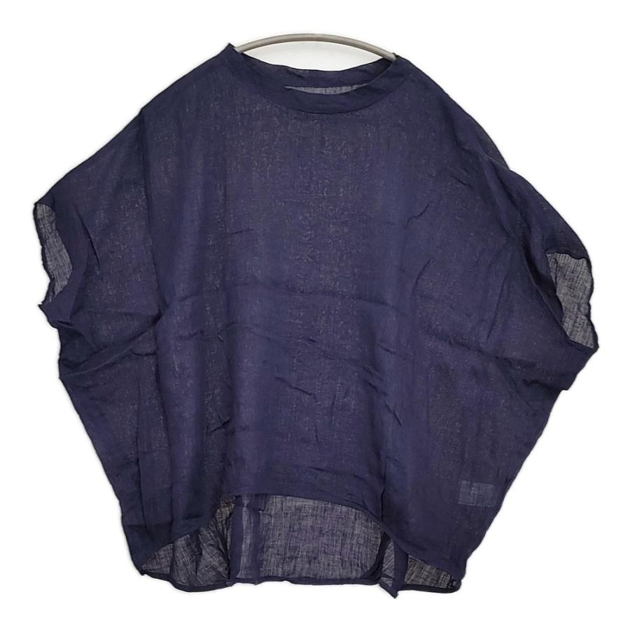 gungendo もみほぐし麻無地 プルオーバー 朝顔 あさがお 定価31900円