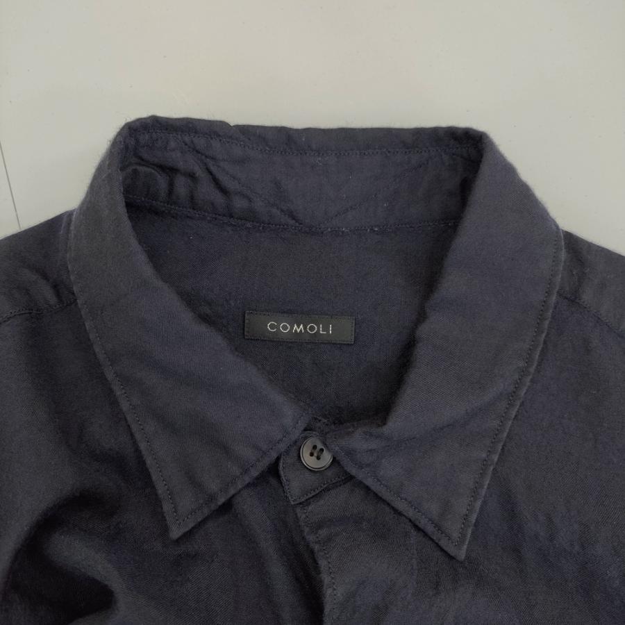 COMOLI ウールシルク コモリシャツ 定価50600円 X01-02014 サイズ2 長袖シャツ 23SS ネイビー コモリ 4-1113T F98274 : f98274 : ブランド ...