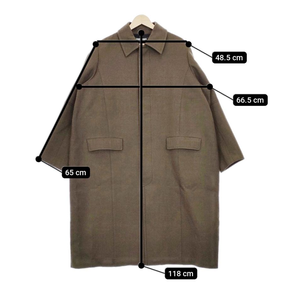 CHRISTIAN DADA 未使用 Picoエンブロイダリーウールオーバーコート CDM