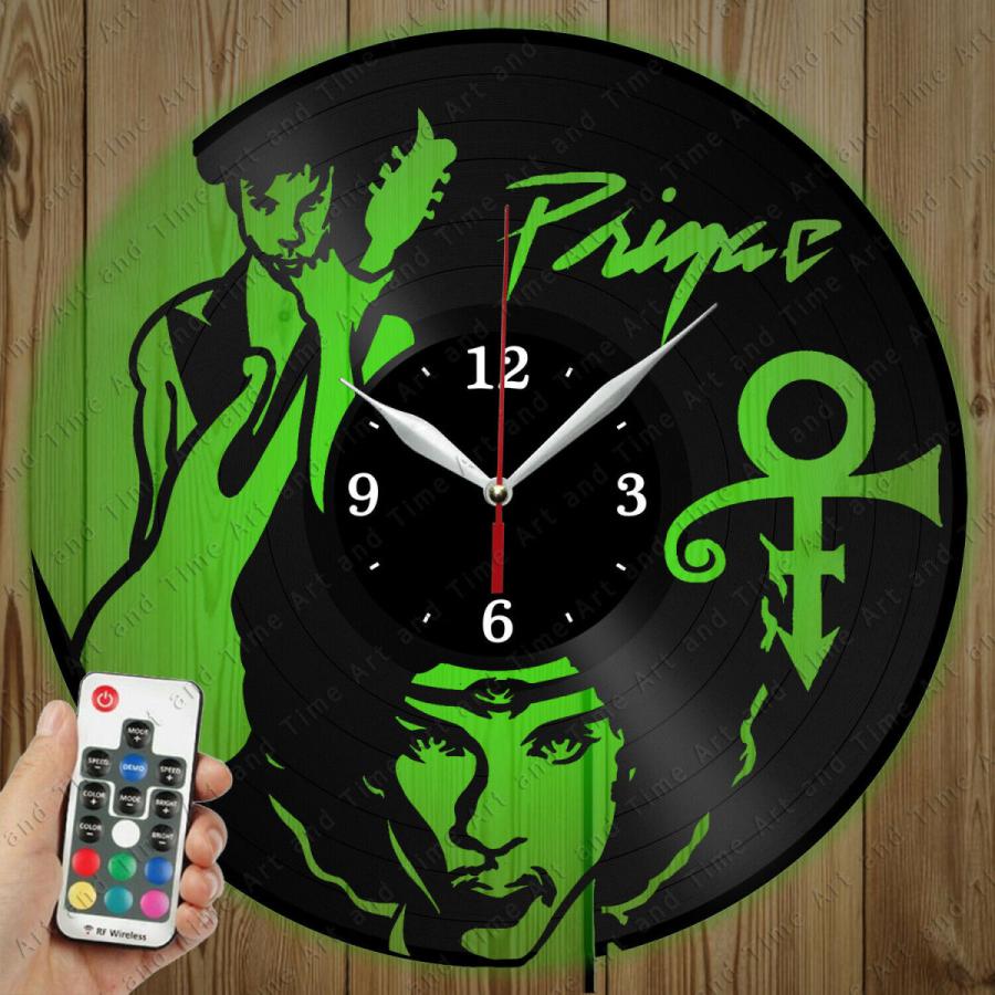 掛け時計 LED Vinyl Clock Prince Wall Decor Art Original Gift 422 : 華商店 - 通販 ...