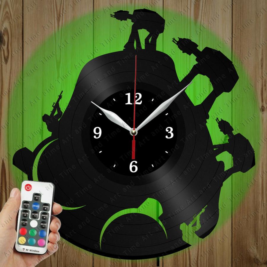 掛け時計 LED Vinyl Clock Star Wars Wall Decor Art Original Gift 242 : 華商店 ...