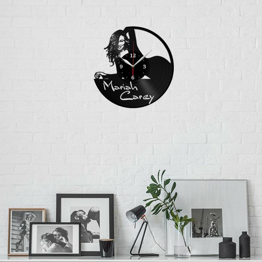 掛け時計 Vinyl Clock Mariah Carey Original Art Home Decor Handmade Gift ...