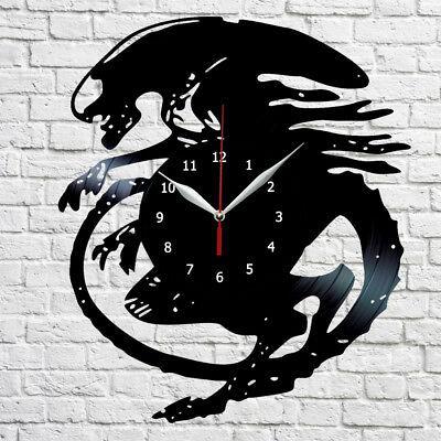 掛け時計 Alien Vinyl Record Wall Clock Home Decor Fan Art 12'' (30cm) 171 ...