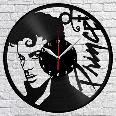 掛け時計 Prince Vinyl Record Wall Clock Home Decor Fan Art Original Gift ...