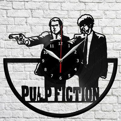 掛け時計 Pulp Fiction Vinyl Record Wall Clock Art Decor Original Gift 12 ...