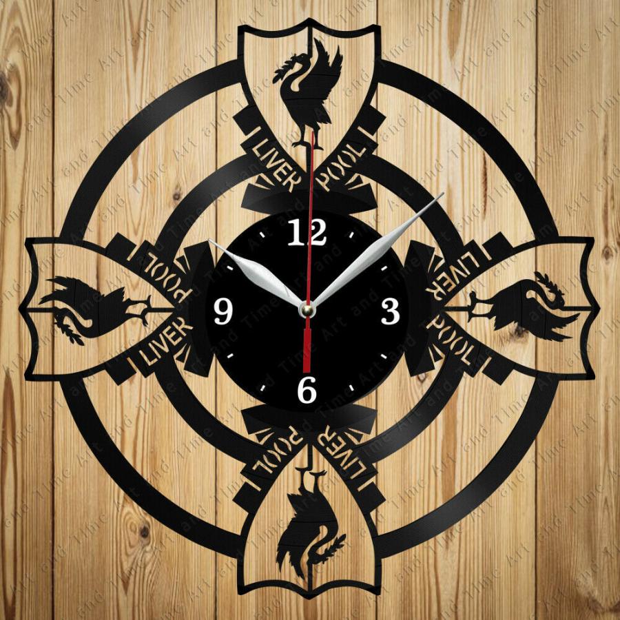 掛け時計 Vinyl Clock Liverpool Sport Handmade Art Home Decor Original 4658 ...