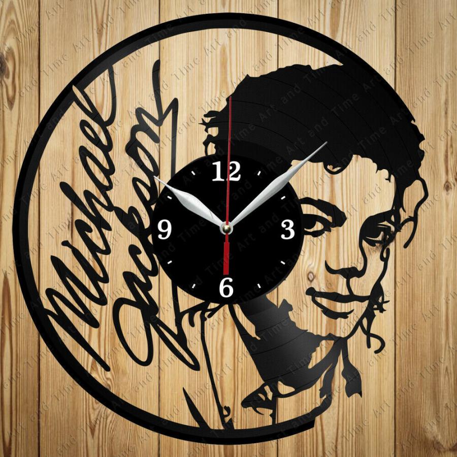 掛け時計 Vinyl Clock Michael Jackson Handmade Art Home Decor Original 4706 ...