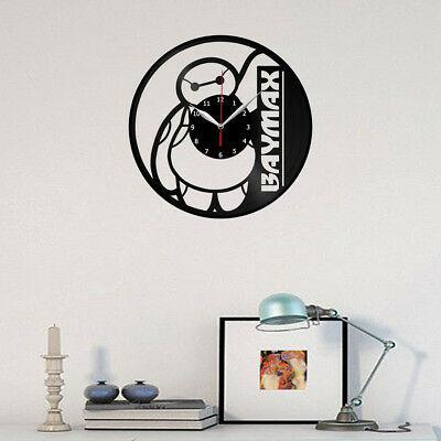 掛け時計 Baymax Vinyl Record Wall Clock Fan Art Home Decor 12" 30cm 1509 ...