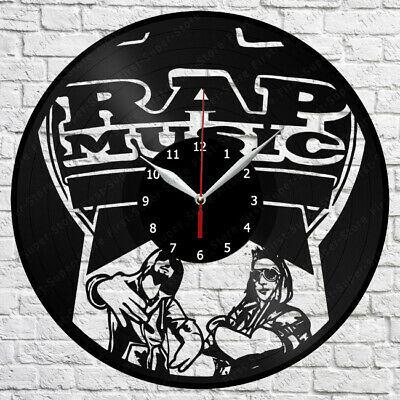 掛け時計 Rap Vinyl Record Wall Clock Art Decor Original Gift 12" 30cm 1771 ...