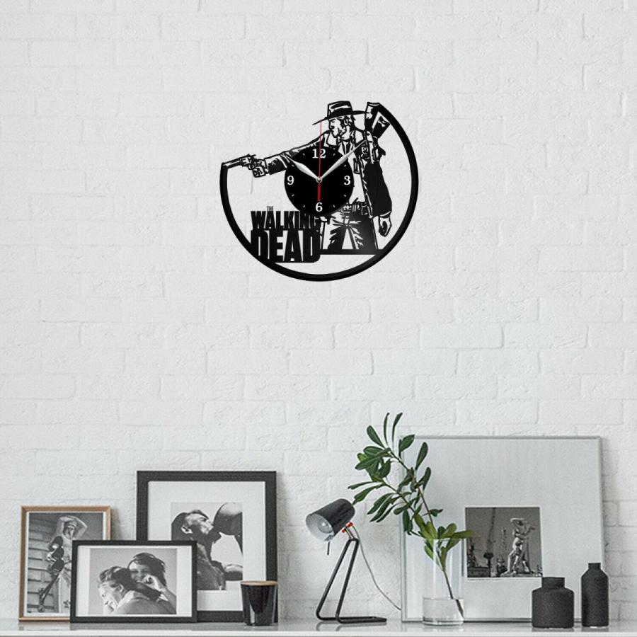 掛け時計 Vinyl Clock The Walking Dead Original Art Home Decor Handmade 4974 ...