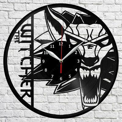 掛け時計 The Witcher Vinyl Record Wall Clock Home Fan Art Decor 12'' 30 cm ...
