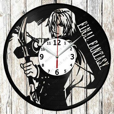 掛け時計 Final Fantasy Vinyl Wall Clock Made of Record Original gift 2286 ...