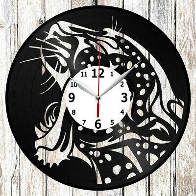 掛け時計 Cheetah Vinyl Wall Clock Made Of Record Fan Art Handmade The Best ...