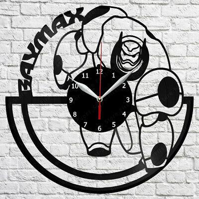 掛け時計 Baymax Vinyl Record Wall Clock Art Decor Original Gift 12'' 30cm ...