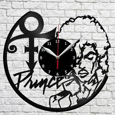 掛け時計 Prince Vinyl Clock Record Wall Decor Fan Art Home 3369 : 華商店 - 通販 ...