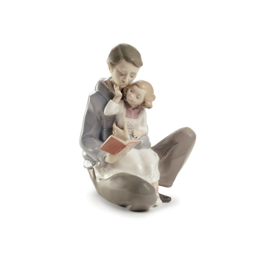 LLADRO リヤドロ NAO BY READ ME A STORY #1669 BRAND NEW IN BOX FATHER & CHILD SAVE$$ F/SH : 華商店 - 通販 ...