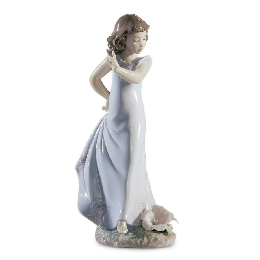 LLADRO リヤドロ #6990 BELLFLOWER, SYMBOL OF GRATITUDE BNIB GIRL DANCING ...