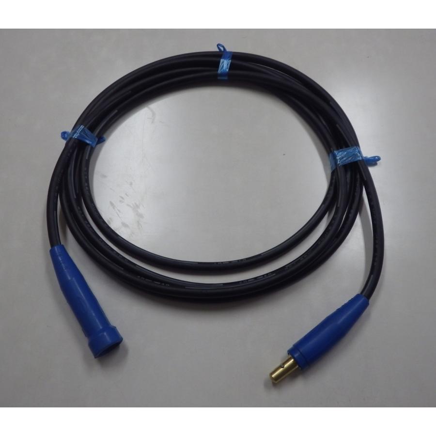 溶接 キャブタイヤケーブル 延長用 両端ジョイント 25m セット ウエルダー WCT 22スケア 〔法人様お届け ...