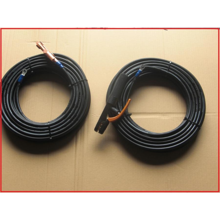 溶接 キャブタイヤケーブル 安全側 5m + アース側 35m トータル40m セット ジョイント無し 〔法人様お届け〕 : kikaihanbai-2 - 通販 - Yahoo!ショッピング