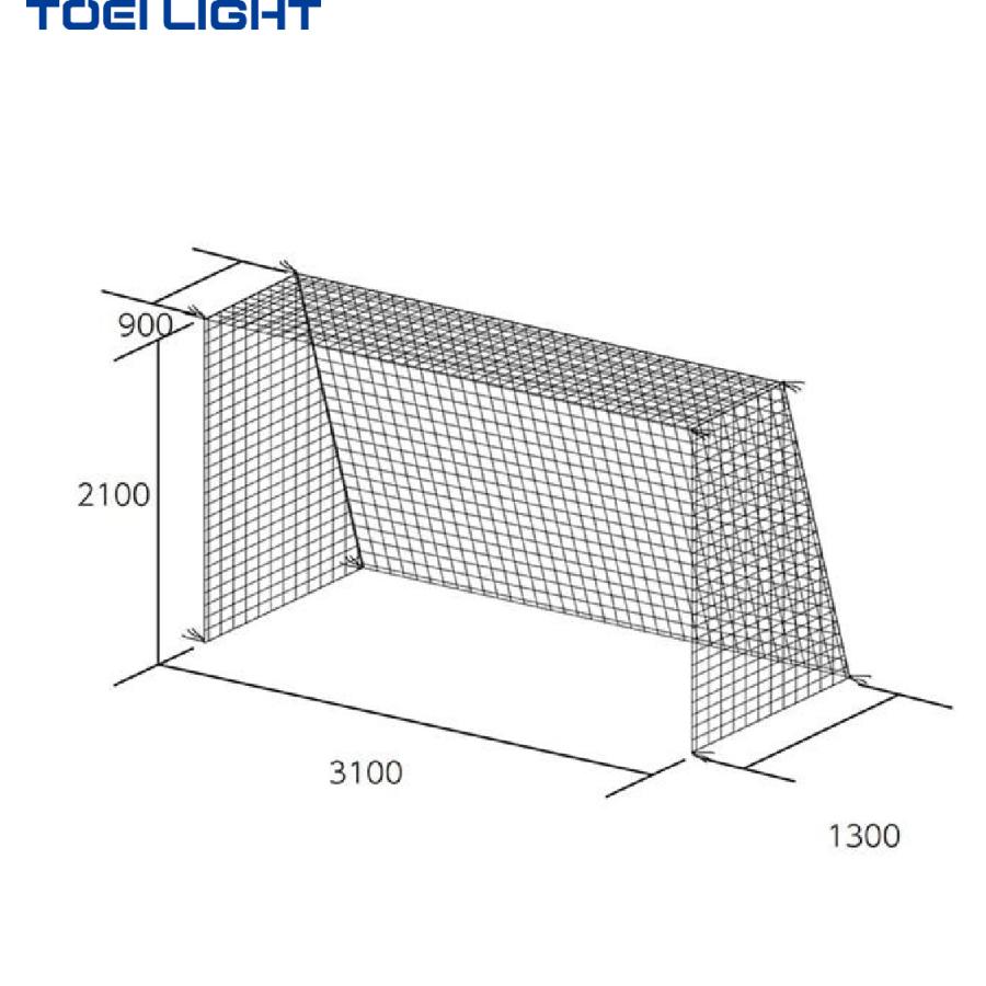 TOEI LIGHT (個人宅配送不可)(送料無料) トーエイライト フットサル・ハンドゴールネット B-3018 TOEILIGHT : 喜共屋 本店 - 通販 - Yahoo!ショッピング