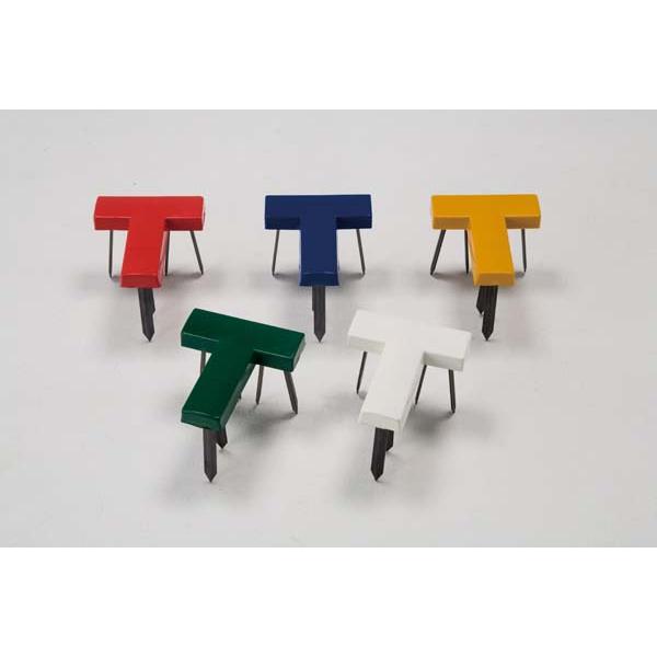 (送料別)(個人宅配送不可) DANNO 淡野製作所 グラウンド用品 ポイントマーカー グランドライン(T型) イエロー 1個 D-3036Y ...