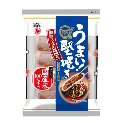越後 うまい！堅焼き 濃厚うまみ醤油味 96g×3袋 :SH9587:よろずやマルシェYahoo!ショッピング店 - 通販 - Yahoo!ショッピング