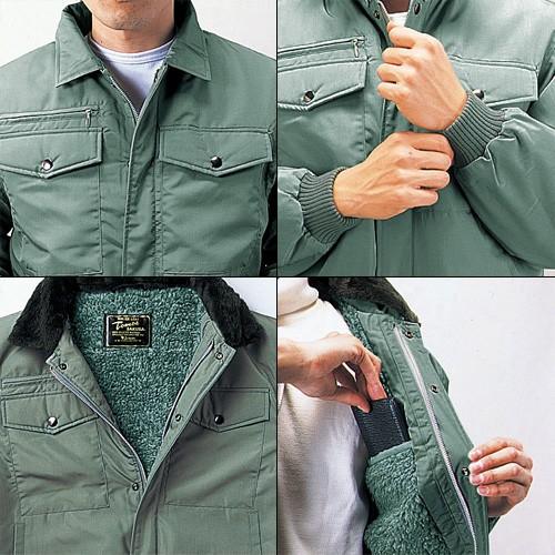 『代引不可』防寒ブルゾン（フード付） L アーミーグリーン 9600 : よろずやマルシェYahoo!ショッピング店 - 通販 - Yahoo!ショッピング