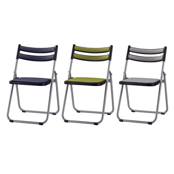 『代引不可』 サンケイ 折りたたみ椅子 パイプイス アルミ脚 粉体塗装 背座ビニールレザー張り CF72-MX : よろずやマルシェYahoo ...