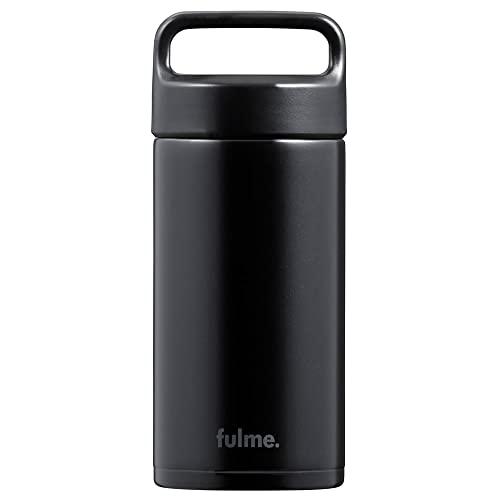アイリスオーヤマ フルミー fulme 水筒 タンブラー マグボトル ステンレス 350ml ブラック 蓋付き ハンドル付き 持ち手 保温 ...