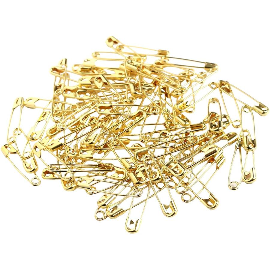 マーゼンプロダクツ MERZEN スナッピン 安全ピン キリンス仕上げ ゴールド 27mm 100本 AE411-1 : Mabyco ...