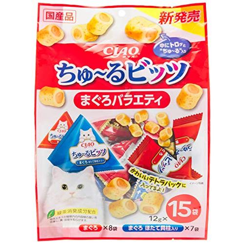 チャオ (CIAO) ちゅ~るビッツ まぐろバラエティ 12g×15袋 : Mabyco - 通販 - Yahoo!ショッピング