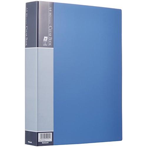 ナカバヤシ クリアブック クリアファイルE A4 80ポケット ブルー CBE-1035B : Mabyco - 通販 - Yahoo!ショッピング
