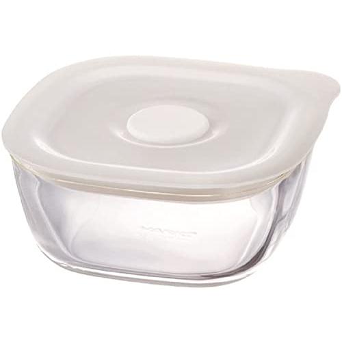 HARIO(ハリオ) 日本製 耐熱ガラス製 密閉保存容器・角 250ml BUONO kitchen KSTM-25-TW : Mabyco - 通販 - Yahoo!ショッピング