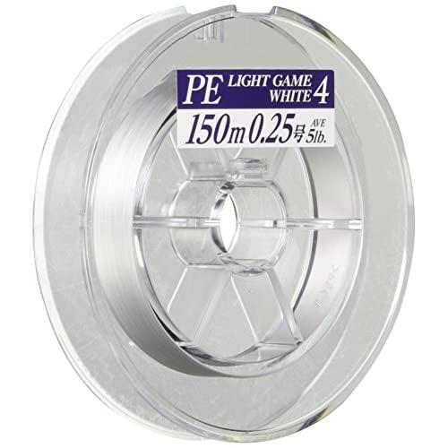 ヤマトヨテグス(YAMATOYO) PEライン PEライトゲーム 150m 0.25号 5lb 4本 ホワイト : Mabyco - 通販 - Yahoo!ショッピング